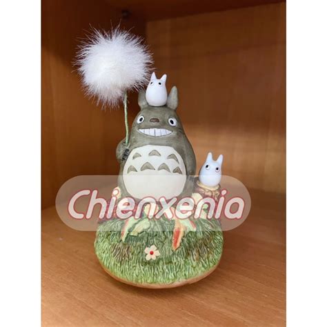 MARUKO1990 日本 正版 絕版 宮崎駿 龍貓 TOTORO 豆豆龍 蒲公英 陶瓷 音樂鈴 音樂盒 吉卜力 蝦皮購物