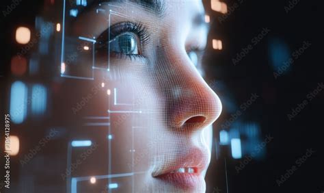 Recognition Technology Illustrating The Creation Of Deep Fake Images And The Manipulation Of