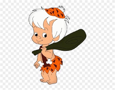 Flintstones Funny Cartoon Clip Art Images Pebbles Y Bam Bam Png My