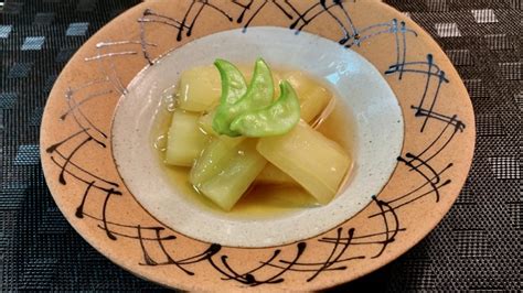 〖加賀太きゅうりの青煮（ひすい煮）〗の作り方 夏野菜料理レシピ 伝統加賀野菜 │料理とゴルフ好きの料理長のブログ