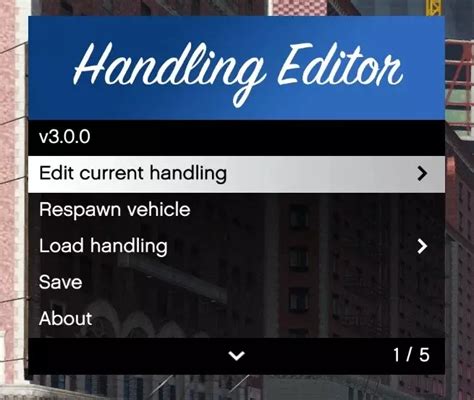 real time handling editor translating portuguese br gta5