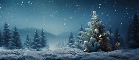 Premium Ai Image Close Up View Of Festive Tree Backdrop