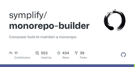 GitHub Symplify Monorepo Builder Composer Tools To Maintain A Monorepo