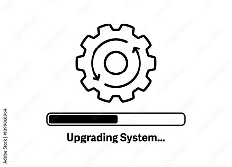 System Software Update And Upgrade Concept Installation Process Screen New Update Process System Software Update And Upgrade Concept Installation Process Screen New Update Process