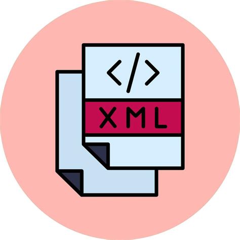 Icono De Vector De Archivo Xml 31440384 Vector En Vecteezy