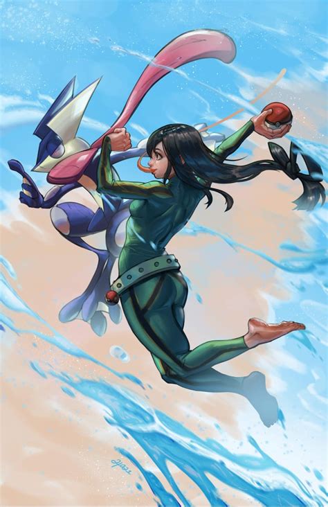 Tsuyu Asui X Rreninja R Bokunoheroacademia