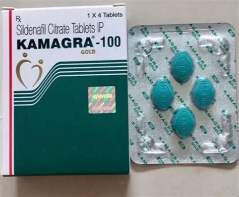 Kamagra 100 Mg Gold Tablet At ₹ 80strip Of 4 Tablets Malegra Tablets