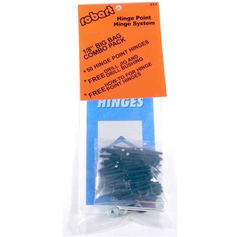 Robart Robart 1 8 Hinge Combo 50 Pieces And Drill Jig