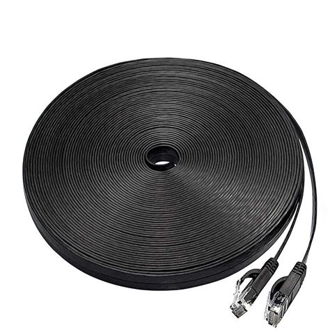 Jual Kabel Lan Ethernet Pipih 30 Meter Rj45 Cat 6 Utp 10gbps Shopee