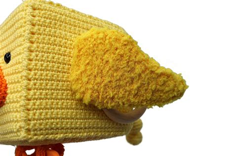 Crochet Pattern Activity Cube Duck Etsy