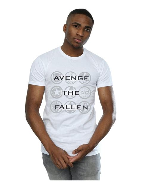 Marvel T Shirt Avengers Endgame Avenge The Fallen Blanc Kiabi Nu€