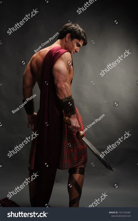 Sexy Highlander Prepares Battle Stock Photo Shutterstock