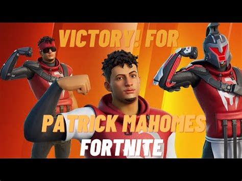 Victory For Patrick Mahomes In Fortnite Battle Royal Youtube