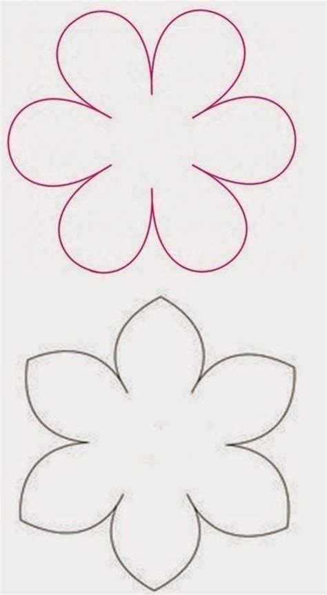 종이꽃 만들기와 도안 네이버 블로그 Pappersblommor Hantverk För Barn Papperspyssel