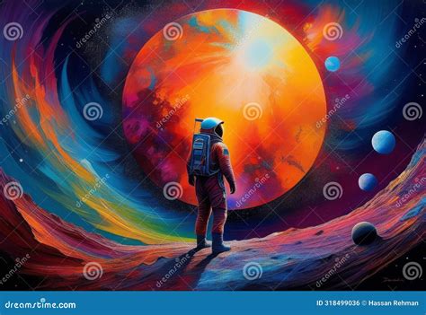 Journey Of The Eclipse Explorer In Technicolor Royalty Free Stock Image