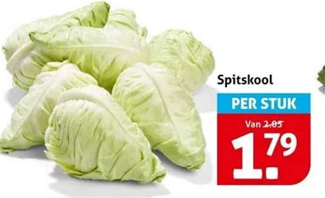 Spitskool Aanbieding Bij Hoogvliet