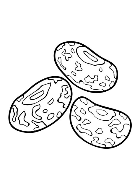 Red Bean Coloring Pages Beans Coloring Pages Coloring Pages For