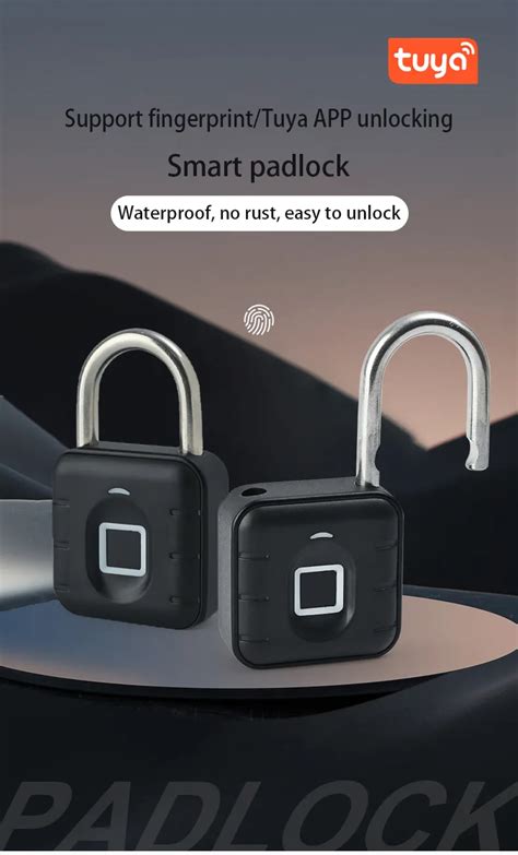 Electronic Lock Tuya Bluetooth Fingerprint Padlock Digital Luggage Lock