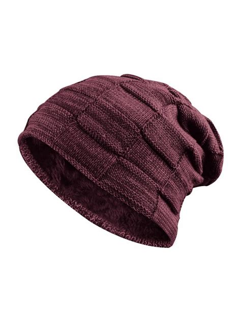 Trendy Warm Winter Slouchy Stretch Cable Knit Beanie Oversized Slouch