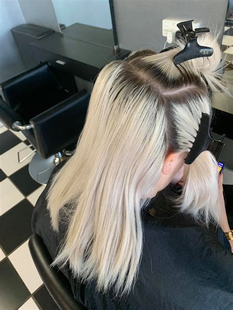 Going From On Scalp Bleach To Foils The Rural Hair Shed Facebook