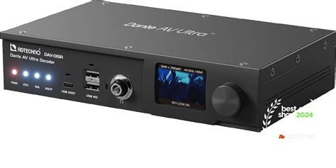 Dante AV Ultra Encoder Decoder ADTECHNO Inc