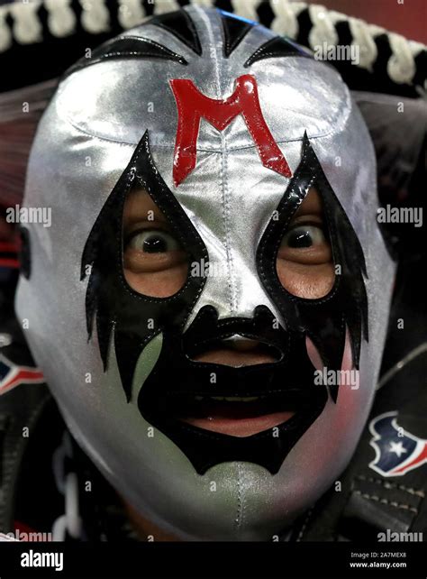 A Houston Texans Fan Celebrates After The Nfl International Series