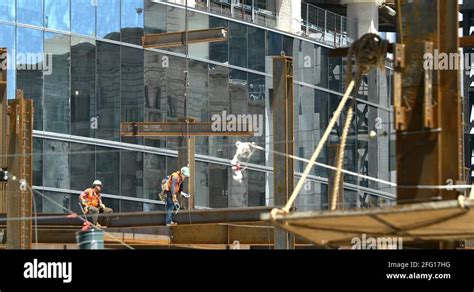 Installing Heavy Steel Beams Stock Videos Footage HD And K Video Clips Alamy