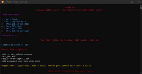 Kaynak Toplu Mail Gönderme Python Script Tekno Keşif Türkiye