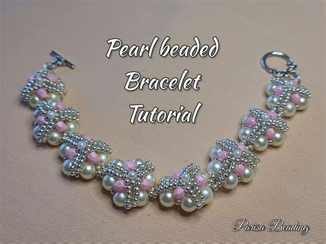 Diy Beaded Pearl And Seed Bead Bracelet Tutorial Seed Bead Jewelry