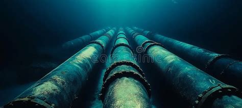 Underwater Infrastructure A Network Of Large Pipelines Stretches Across