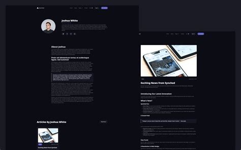Synched Saas Html5 Responsive Website Template
