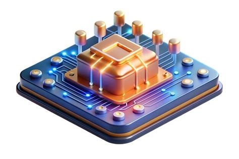 Abstract Digital Circuit Board With Glowing Lines And Pulsing Light Effects Technology Concept