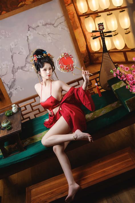 Cosplay 蜜汁猫裘Mizhimaoqiu 唐宫夜宴 Everia club