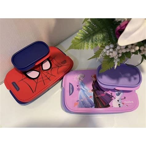 🔥 Tupperware Set Frozen And Spiderman🔥💯 Original Tupperware Brands Ready