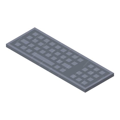Premium Vector Keyboard Plastic Icon Isometric Of Keyboard Plastic