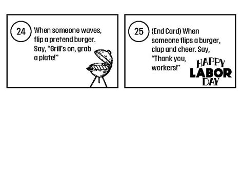 Labor Day Drama Circle Us History And Speaking Activity Color Bw