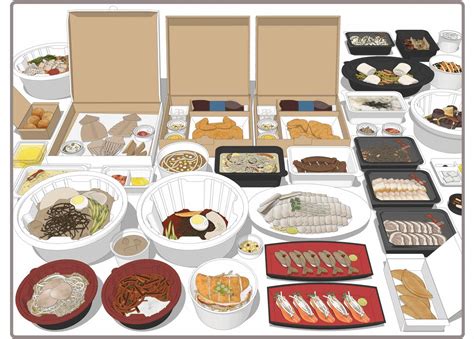 마하 스트럭 배달음식 모음