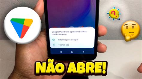 Play Store NÃO ABRE FECHANDO SOZINHA como resolver 2024 YouTube