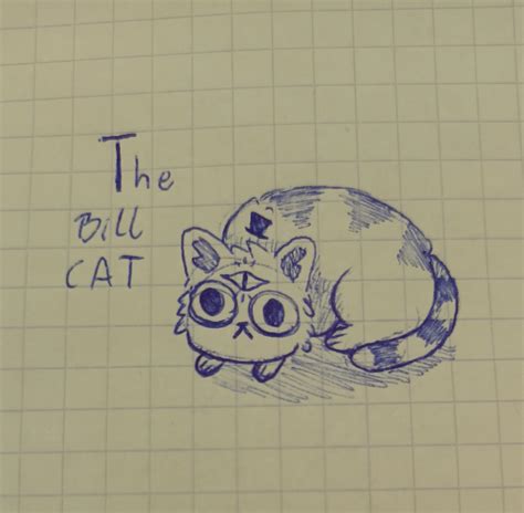 My Attempt At The Bill Kitty R Gravityfalls