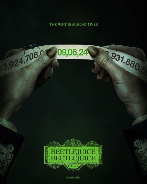 Beetlejuice Beetlejuice Promotional Poster 2024 Movies Photo