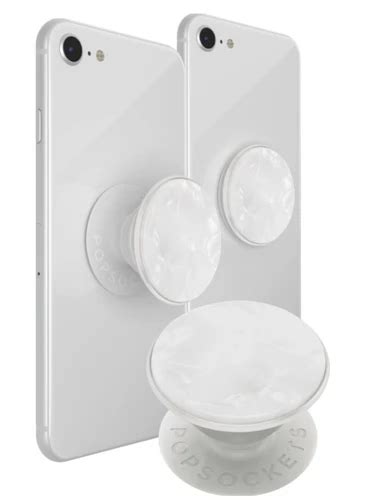 Popsocket דגם Acetate Pearl White Popsockets