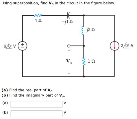solved use both superposition and matlab to determine v in