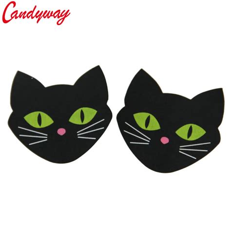 Creative Sticker Black Cat Shape Milk Paste Sexy Paste Breast Bra