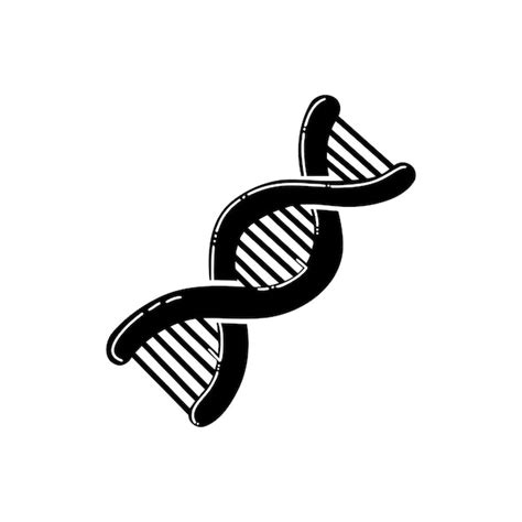 Premium Vector Image Of Dna Structure Dna Genetic Icon