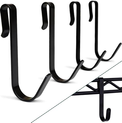 Prizoi Snap On Wire Shelving Hooks 4pack Of Large 35