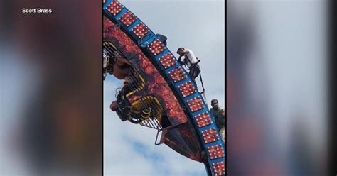 Rollercoaster Riders Trapped Upside Down For Hours In Wisconsin Cbs