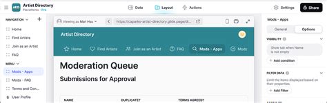 Menu Items Appear In Navigation Instead Report A Bug Glide Community