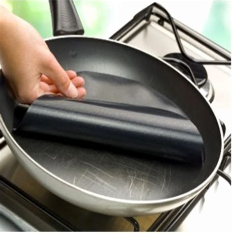 2pcs High Temperature Pan Mat Non Stick Round Pan Liner Sheet In Baking