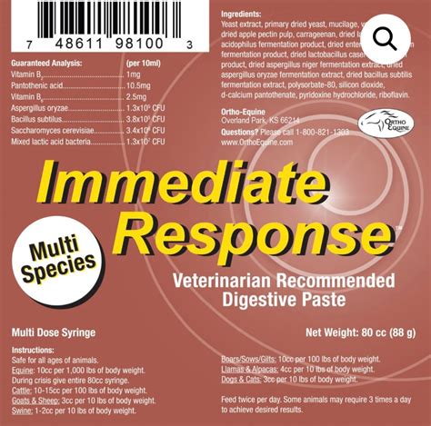 Ortho Equine Immediate Response Opossum Creek Boutique And Tack