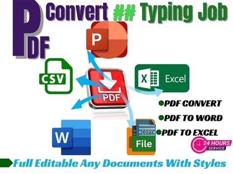 convert pdf to word convert pdf to fully editable docs excel document